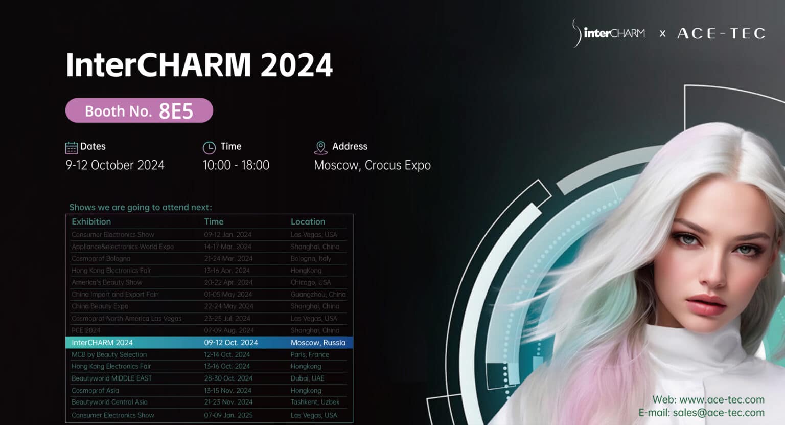 Discover the Power of the Beauty Device at InterCHARM 2024