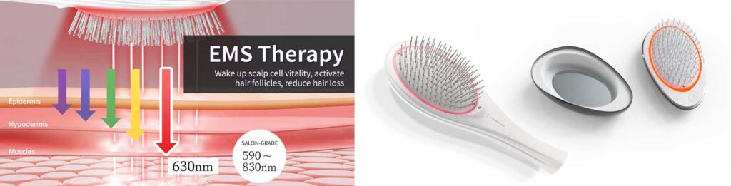 Red Light Therapy Hair Brush : Start with a Healthy Scalp-Beauty Device ...